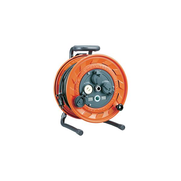 在庫状況：お取り寄せ/取引先在庫あり3日〜5日で出荷/◆安全性と機能性を極めたハイグレードコードリールです。◆背面部に設けられたダルマ形の穴を釘などに引掛けることで、壁に掛けて使用できます。/[AP301ハタヤ]