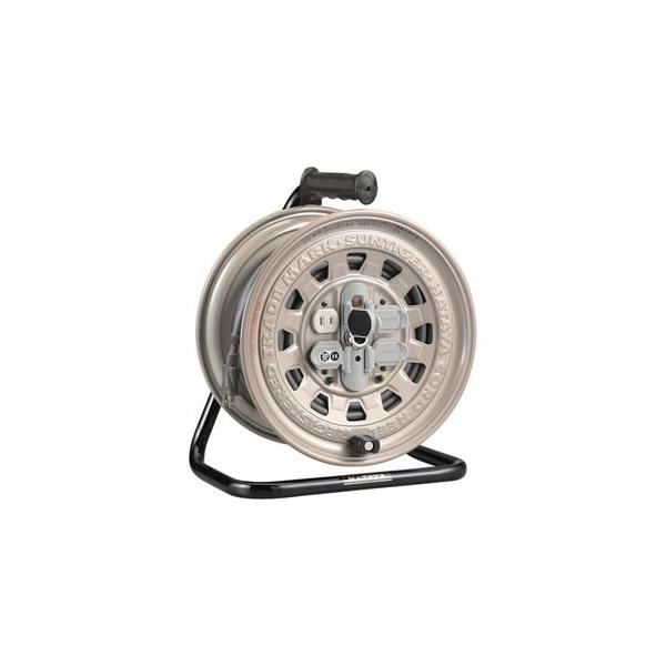 在庫状況：お取り寄せ/取引先在庫あり3日〜5日で出荷/◆ロングセラーリールのサンタイガーリールです。◆コンセント防じんキャップ、ネームプレート付です。/[GT20ハタヤ]