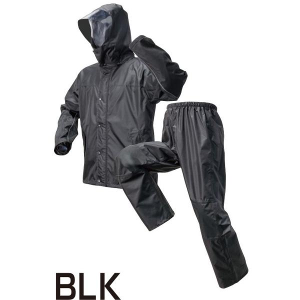 在庫状況：お取り寄せ/お届け：約1週間/◆ヒトの動きを考えた、部分ストレッチ合羽!◆背中・膝など作業時に突っ張る部位には透湿性ストレッチ生地を採用し、他の部位には耐水性＆透湿性に特化した生地を使用◆上着は、水の侵入を防ぐ前たて、手袋使用時に...