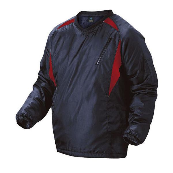 在庫状況：お取り寄せ/お届け：約2週間/◆保温性抜群のオールキルトVネックヤッケです◆肩や腕が動かしやすい、ラグラン袖を採用!!◆左胸ポケット(ファスナー付)と前面左右下部ポケットを採用/[NO3160NV3L]