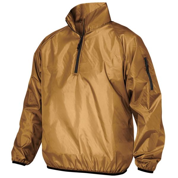 在庫状況：お取り寄せ/お届け：約2週間/◆(フードなし)のハーフジップヤッケ(ハイネック)です。◆左手部分に小物収納に便利なファスナー付ポケットを配置しています。◆肩や腕が動かしやすい、ラグラン袖を採用！/[NO15BEILL]