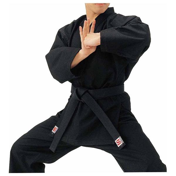 在庫状況：お取り寄せ/3日〜8日で出荷/※画像は使用イメージです。帯・ズボンは別売りになります。◆師範・有段者向けの空手着上衣です◆内外紐付◆防縮加工/[HYKR3NC4]