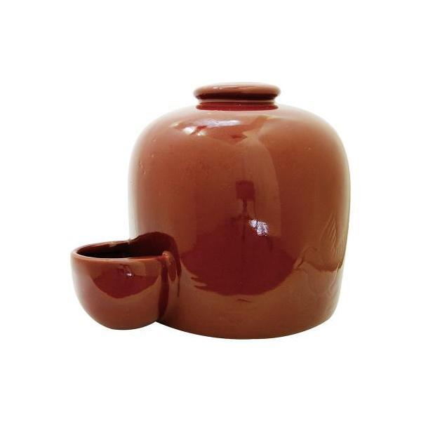 在庫状況：お取り寄せ/7日〜10日で出荷/※仕様やパッケージは、リニューアルなどの理由で変更になっている場合がございます。予めご了承下さい。◆しっかりと重みのある陶器製の水飲み容器です。◆鳩やニワトリにぴったりの中型サイズ。■素材：粘土■サ...