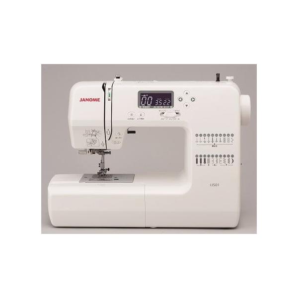 在庫状況：お取り寄せ/◆大きく見やすいLCDスクリーン◆縫い始めはゆっくりスタートするので安心◆パワフルな貫通力で、デニムなどの厚地もスイスイ縫えます・釜形状：水平全回転釜・ボタンホール：有・フットコントローラー：別売/[IJ501ジノメ]