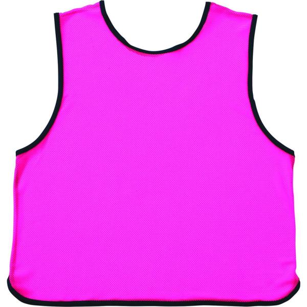 在庫状況：お取り寄せ/※画像はイメージです。※本製品は無地、カラー：ピンクとなります。◆ジュニア用のエコなメッシュベスト◆生地と縫製が丈夫だから、繰り返し使用する授業や部活に最適!◆発色がきれいだから目立つ!メッシュが細かいので透けにくい！...