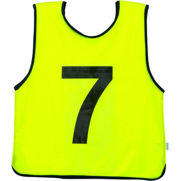 在庫状況：お取り寄せ/※画像は代表画像です。※本製品はビッグサイズ、No.1〜10の10枚組となります。◆ビッグサイズのエコなメッシュベスト◆生地と縫製が丈夫だから、繰り返し使用する授業や部活に最適!◆発色がきれいだから目立つ!メッシュが細...