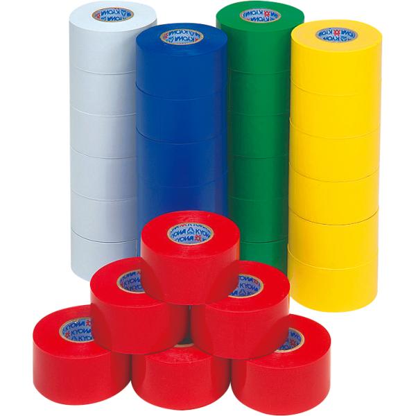 在庫状況：お取り寄せ/※画像はイメージです。※こちらの商品は、カラー・白×6巻となります。◆ラインテープ40V◆バドミントン用/[EKA05990エバニユ]