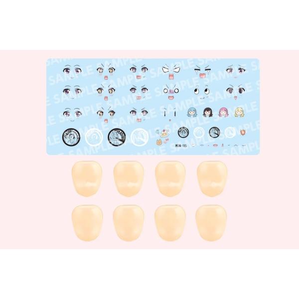 在庫状況：お取り寄せ/3日〜6日で出荷/2025年06月 発売/※画像はイメージです。実際の商品とは異なる場合がございます。※(カスタマイズフェイス＆デカールセット Vol.5)以外の商品は別売りです。コトブキヤ　1/10 カスタマイズフェ...