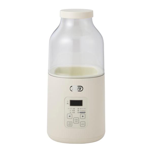 在庫状況：お取り寄せ/3日〜5日で出荷/2024年11月 発売/◆専用ケースまたは牛乳パックを使って、カンタンに自家製ヨーグルトづくり◆ヨーグルトの他に、飲むヨーグルト、甘酒、納豆、サラダチキンまでできちゃう/[KYM1MWラドンナ]