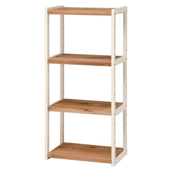 在庫状況：お取り寄せ/お届け：1〜2週間◆※天然木の特性上、商品表面(天板等)に木目(小さい溝)がでますが、これはキズ等ではなく天然木の木目によるものです。◆ライフスタイルに合わせてマルチに収納できるオシャレなオープンラック。◆ナチュラルと...