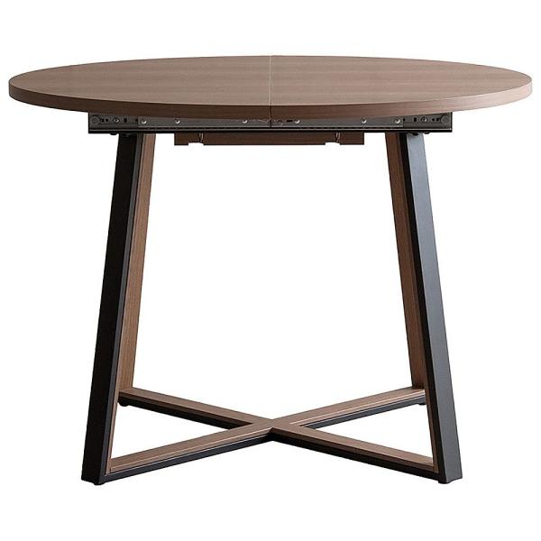 在庫状況：お取り寄せ/7日〜10日で出荷/※画像はイメージです。◆100cmのラウンド天板から135cmのオーバル天板に変えられる伸長式ダイニングテーブル『Roano(ロアーノ) 』。◆天板下に収納された折りたたみ式天板をセットするだけでラ...