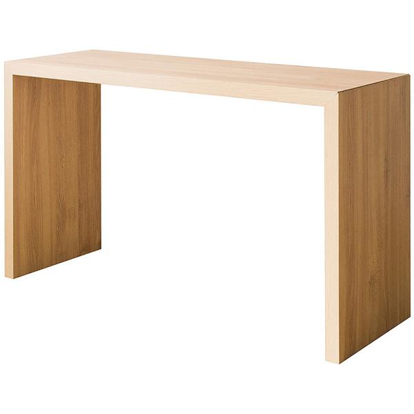 在庫状況：お取り寄せ/7日〜10日で出荷/◆すっきりとした直線のコの字型木製デスク『Visage(ビサージュ)』。◆シンプルなデザインはデスクだけでなくテーブル、カウンターなどお家の色々な場所でマルチに活躍します。・組立：お客様組み立て/[...