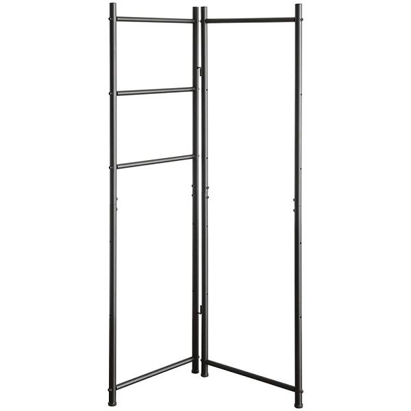 在庫状況：お取り寄せ/7日〜10日で出荷/◆ロングコートやワンピースも収まる高さのハンガ―ラックとカバンやストールなどを掛けられるラダーラックが一つになった便利なラダーパーテーション『CULORU(クロル)』。・組立：お客様組み立て/[SK...