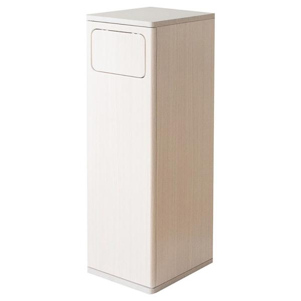 在庫状況：お取り寄せ/7日〜10日で出荷/◆ゴミ箱だと分かりにくいスタイリッシュなデザインでお部屋に馴染む、木製プッシュ式ダストボックス『Empro(エンプロー)』◆匂いが漏れにくく押すだけで簡単に捨てられるプッシュ扉式ゴミ袋の着脱も簡単な...