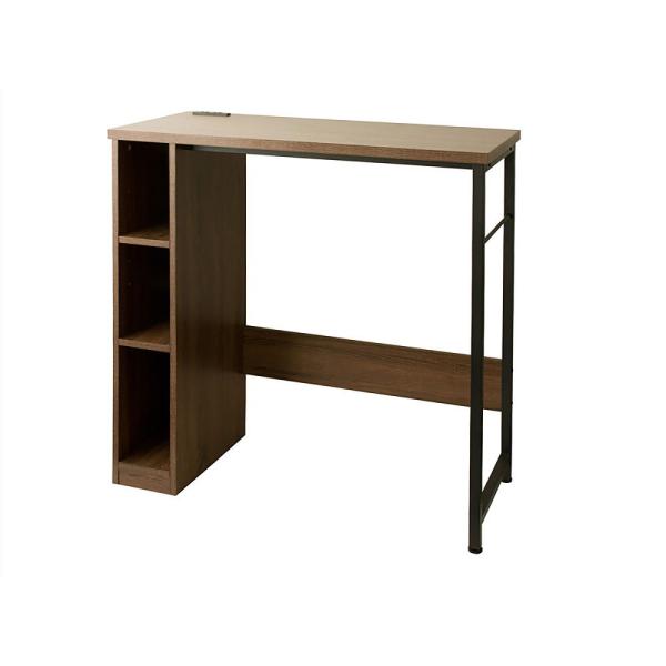 在庫状況：お取り寄せ/7日〜10日で出荷/◆ゴミ箱を入れてもたっぷりと余裕があるオープンスペースや高さの変えられる収納棚、2つのコンセント付きなど汎用性が高く使いやすいのが特徴です◆お色はナチュラルとブラウンの2カラーでどちらも主張しすぎず...