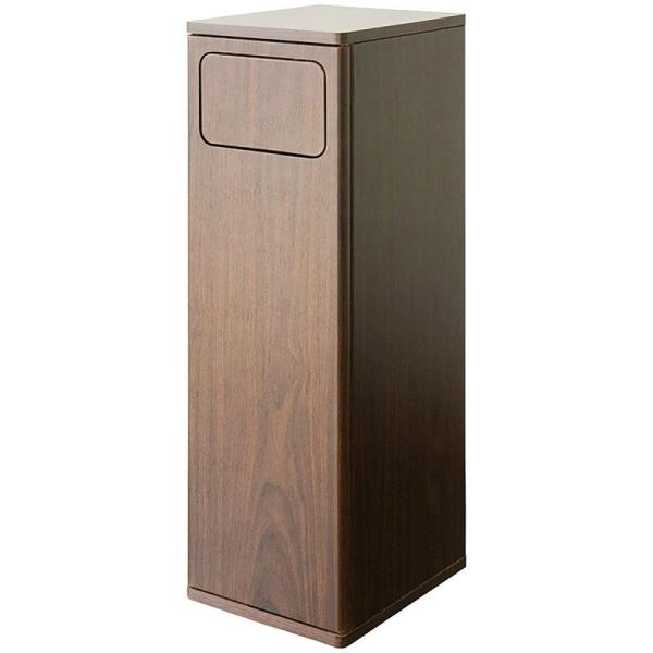 在庫状況：お取り寄せ/7日〜10日で出荷/◆ゴミ箱だと分かりにくいスタイリッシュなデザインでお部屋に馴染む、木製プッシュ式ダストボックス『Empro(エンプロー)』◆匂いが漏れにくく押すだけで簡単に捨てられるプッシュ扉式ゴミ袋の着脱も簡単な...