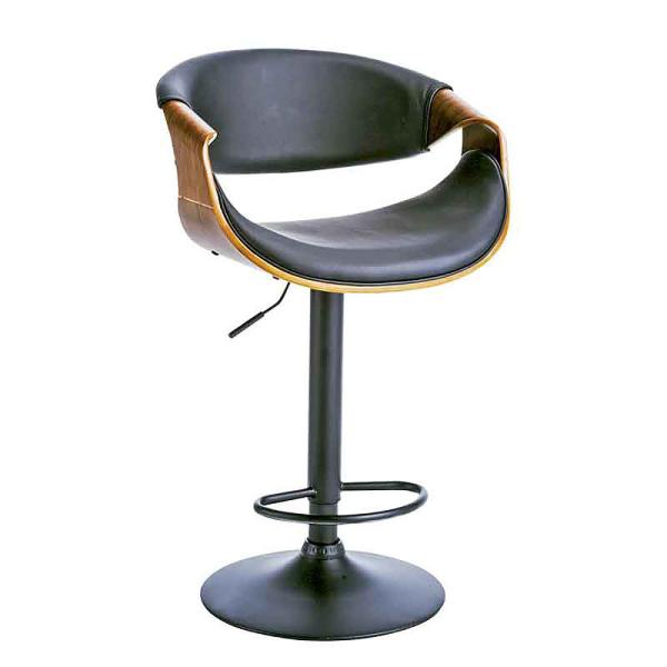 在庫状況：お取り寄せ/7日〜10日で出荷/◆丸い身体にフィットするデザインと180度曲げられた肘部曲げ木が特徴のバーチェア『CALMO(カルモ)』。◆木目の美しい天然木突板と、合わせやすいカラーの張地でオシャレな雰囲気を演出。・組立：お客様...