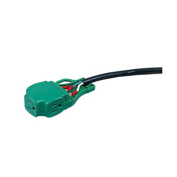 在庫状況：お取り寄せ/取引先在庫あり3日〜5日で出荷/※画像はイメージです。◆交換用トリプルコンセントです◆延長コードやびっくリールの先端補修に/[MT1E]