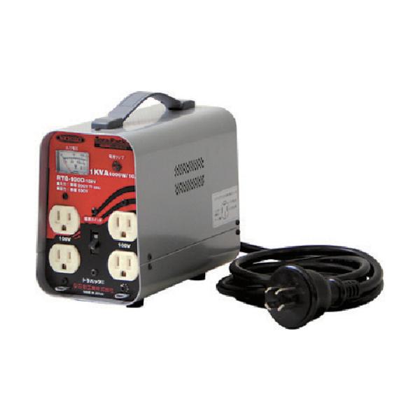 在庫状況：お取り寄せ/取引先在庫あり3日〜5日で出荷/◆電圧降下が少なく、安定した100Vが供給されます。◆連続使用できます。◆出力が100V×4のみの降圧専用トランスです。/[RTB100D100V]