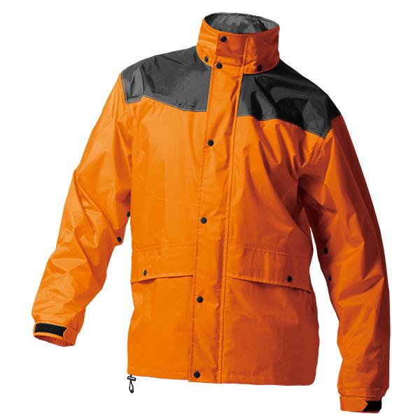 在庫状況：お取り寄せ/◆過酷な悪条件の環境を制す!◆丈夫な素材と便利な機能でハードフィールドをサポート!◆PVCクリアガード：視界良好で安全性を向上する、PVCクリアガードを採用。/[AS5400オレンジM]