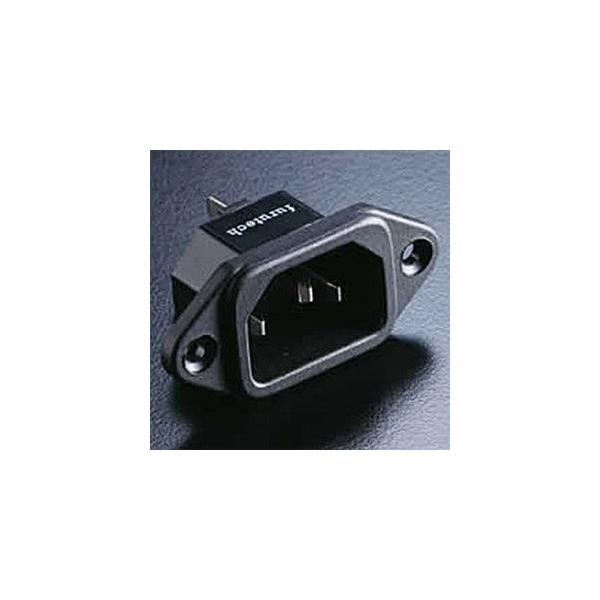 在庫状況：お取り寄せ/◆ロジウムメッキ仕様のIECインレットプラグです/[INLETR]