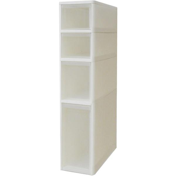 在庫状況：お取り寄せ/7日〜10日で出荷/◆中身が見える引き出しクリアタイプです◆システムキッチンと同じ高さで、見た目もスッキリ◆18cmの隙間に置けます・サイズ(約)：幅18×奥行40×高さ85cm・完成品/[9505166OVITAS]