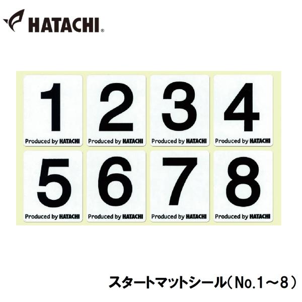 在庫状況：お取り寄せ/3日〜8日で出荷/◆スタートマットシール(No.1〜8)/[HACBH4008]