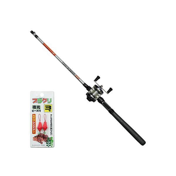 在庫状況：お取り寄せ/2019年12月 発売/◆ブラクリ付の釣場直行テトラセット!◆ロッドはアタリが見やすいオレンジ穂先。携帯性に優れた2本継の振出仕様。◆リールは右ハンドル・左ハンドルの切り替えが可能なコンパクトサイズの糸付き。・錘：3〜...