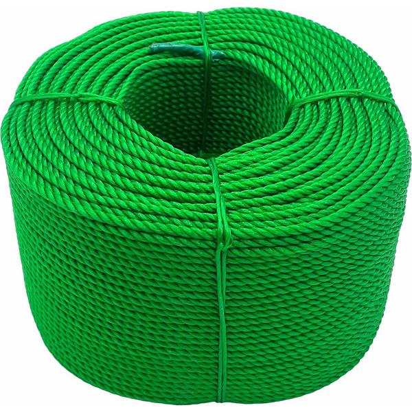 在庫状況：お取り寄せ/◆4mm径ロープです。◆200m巻です。◆防球ネットフレームへのネット取付など様々な用途にご利用いただけます。/[KNYKR1014GN]