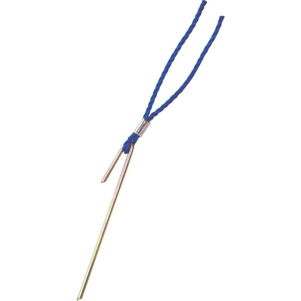 在庫状況：お取り寄せ/◆グラウンドのラインを引く目印に最適なポイントマーカーです。◆15cmロープ2本だしで視認性に優れます。/[KNYK3056BL]