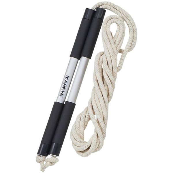 在庫状況：お取り寄せ/◆柔らかく適度な重さで大なわに適したロープと、軽く耐久性に優れダブル持ち手と安全性に優れた両端安全カバー仕様のアルミグリップを採用したおすすめできる大なわです。/[KNYK3600]