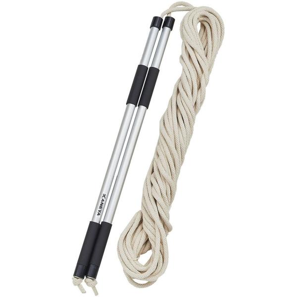 在庫状況：お取り寄せ/◆柔らかく適度な重さで大なわに適したロープと、軽く耐久性に優れダブル持ち手と安全性に優れた両端安全カバー仕様のアルミグリップを採用したおすすめできる大なわです。/[KNYK3604]