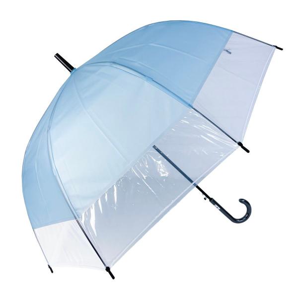 在庫状況：お取り寄せ/◆深張りワンタッチ傘◆耐風骨仕様◆男女で使える大判ジャンプ傘/[11651521]