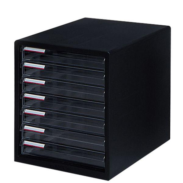 在庫状況：お取り寄せ/7日〜10日で出荷/◆A4サイズの書類、小物などの整理・保管に便利です。 ◆引出しは書類の整理に便利な浅型タイプです。◆引出しは透明度に優れ、内容物が良く見えます。便利なタイトルシール付き。・サイズ：幅278×奥行34...