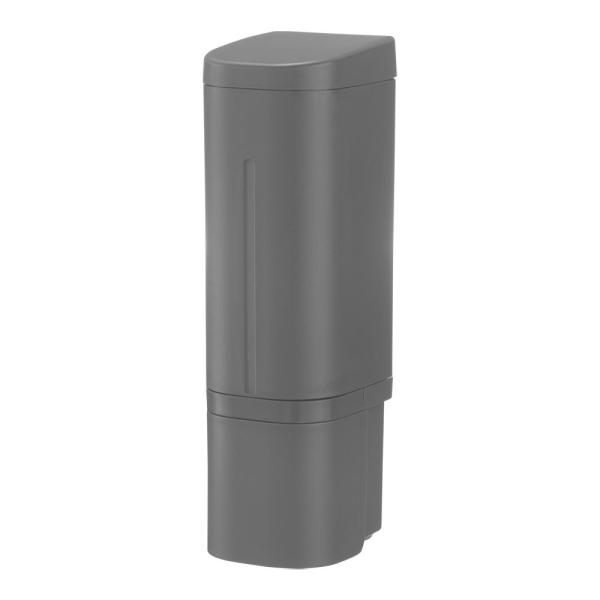 在庫状況：お取り寄せ/お届け：3月上旬以降/◆マグネットで壁面に浮かせて収納できるディスペンサー◆下から出すことで、最後まで使い切りやすい。◆シャンプー、コンディショナー、ボディソープの識別シール付き/[マグネツトデイスペンサ500DG]