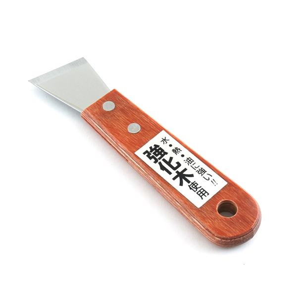 在庫状況：お取り寄せ/お届け：約1週間/◆シール、ペンキ、サビの剥がし作業などに。◆1.2mm厚の特殊ステンレス鋼に刃を付けてあり、サビに強く非常に強靭です。◆柄には耐久性、耐水性抜群の積層強化木を使用しています。/[MPH2SAKAZUME]