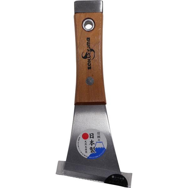 在庫状況：お取り寄せ/お届け：約1週間/◆シール、サビ、塗装落とし等、剥がし作業に適しています。◆天然木を使用しています。/[4111SAKAZUME]
