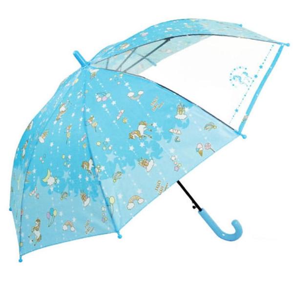 在庫状況：お取り寄せ/5日〜7日で出荷/※こちらの販売ページはキッズ長傘、サックスです。※製品には尖った部分があります。常に周囲の安全を確認しご使用ください。※強風時は破損する恐れがありますので、使用なさらないでください。※傘生地は色落ちす...