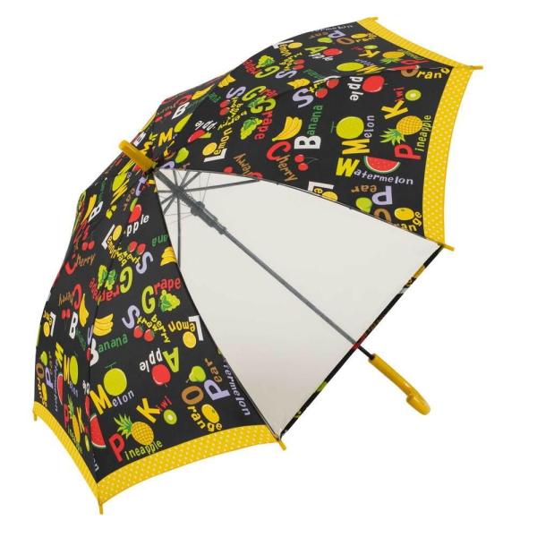 在庫状況：お取り寄せ/5日〜7日で出荷/◆ポップな柄で雨の日も楽しく!キッズ(ガールズ)用のジャンプ傘。親骨55cmタイプ。◆ワンタッチで開くタイプなのでスムーズに開閉が可能。◆傘生地は1コマが透明ビニール加工で前が見えやすい!薄暗い道でも...