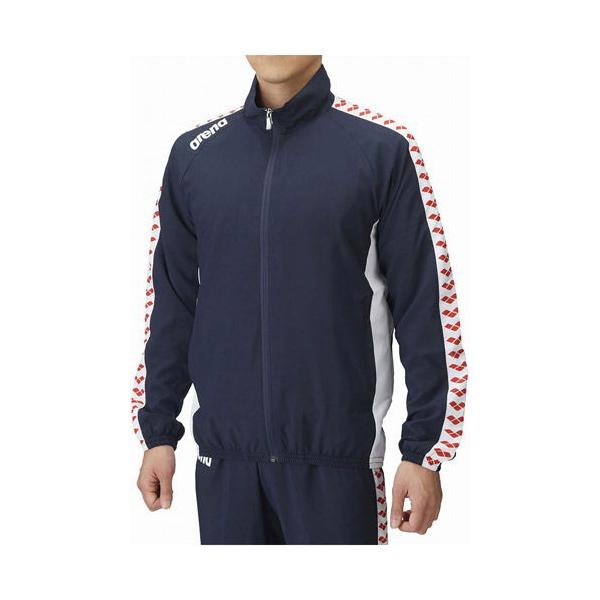 在庫状況：お取り寄せ/3日〜8日で出荷/◆チーム用の布帛ジャケットです。◆フィットシルエットと脇部分の切り替ですっきり見えるパターンを採用しています。◆スイマーが濡れた身体に着用することを想定し、裏メッシュ仕様になっています。/[ASS4J...