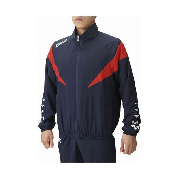 在庫状況：お取り寄せ/3日〜8日で出荷/◆チーム用の布帛ジャケットです。◆ノーマルシルエットでゆったり見えるパターンを採用しています。◆スイマーが濡れた身体に着用することを想定し、裏メッシュ仕様になっています。/[DSASS4JKU007N...