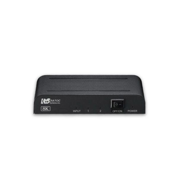 在庫状況：お取り寄せ/◆/2025年02月 発売/◆8K60Hz、4K120Hz出力に対応した1入力2出力のHDMI分配器◆Dolby Atmosなど最新オーディオフォーマットに対応◆ACアダプターを同梱/[RSHDSP28K]
