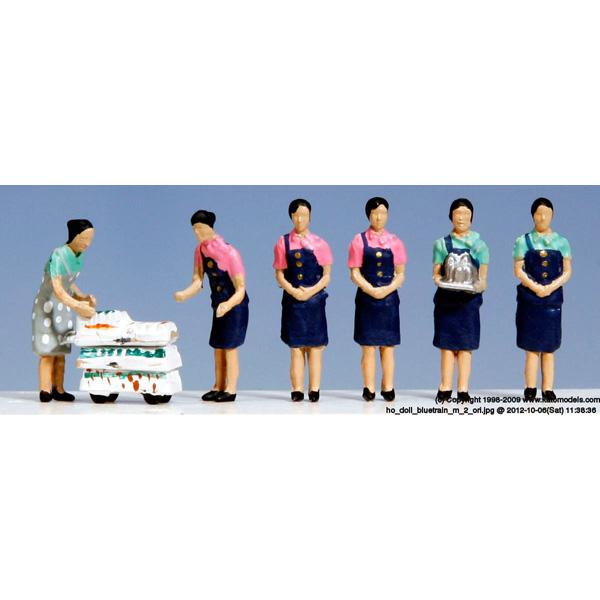 在庫状況：お取り寄せ/3日〜6日で出荷/2012年12月 発売/カトーのHOゲージ用鉄道乗務員人形です。24系(北斗星)にピッタリな、アテンダント人形です。車内販売など乗務中の臨場感あふれる姿を再現します。