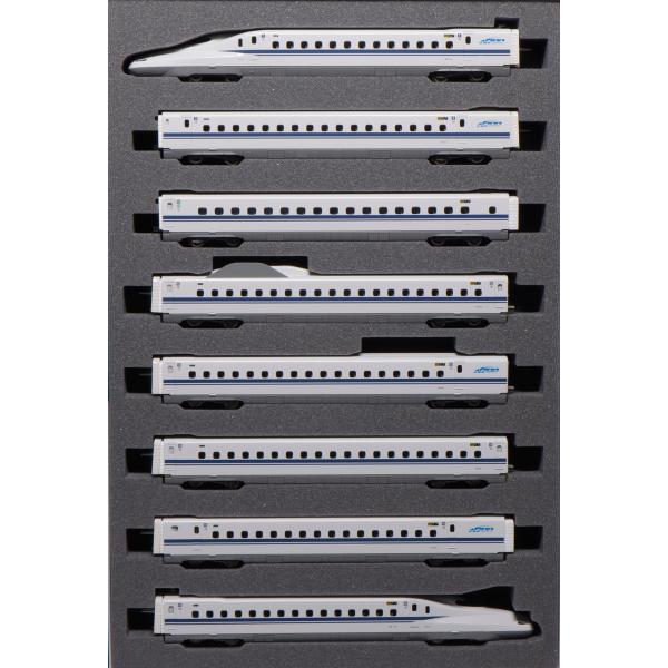 在庫状況：在庫僅少/2024年02月 発売/※画像はイメージです。実際の商品とは異なる場合がございます。カトーの完成品Nゲージ車両、N700系新幹線(のぞみ) 8両基本セットです。
