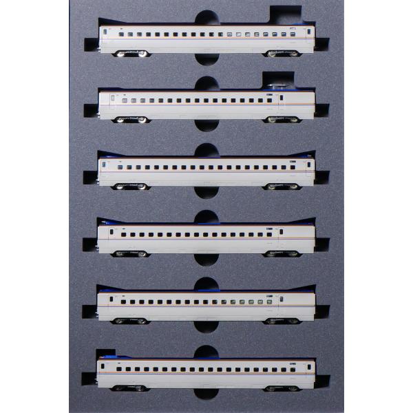 在庫状況：お取り寄せ/2024年10月 発売/※画像はイメージです。実際の商品とは異なる場合がございます。中間車のみのセットです。カトーの完成品Nゲージ車両、W7系北陸新幹線 6両増結セットです。