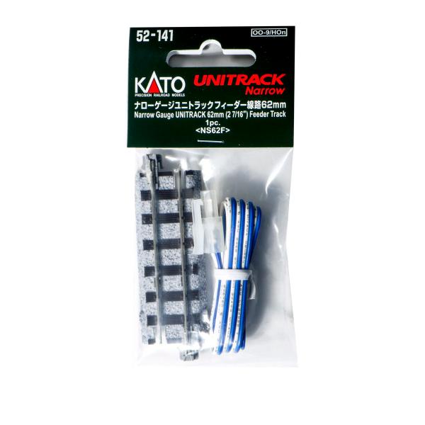 在庫状況：お取り寄せ/2024年05月 発売/※画像はイメージです。実際の商品とは異なる場合がございます。カトーのOO-9/HOナロー用線路、ナローゲージユニトラックフィーダー線路62mmです。