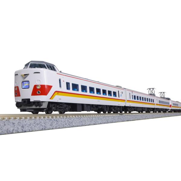 在庫状況：在庫僅少/2024年09月 発売/※画像はイメージです。実際の商品とは異なる場合がございます。カトーの完成品Nゲージ車両、381系(スーパーくろしお) 3両増結セットです。