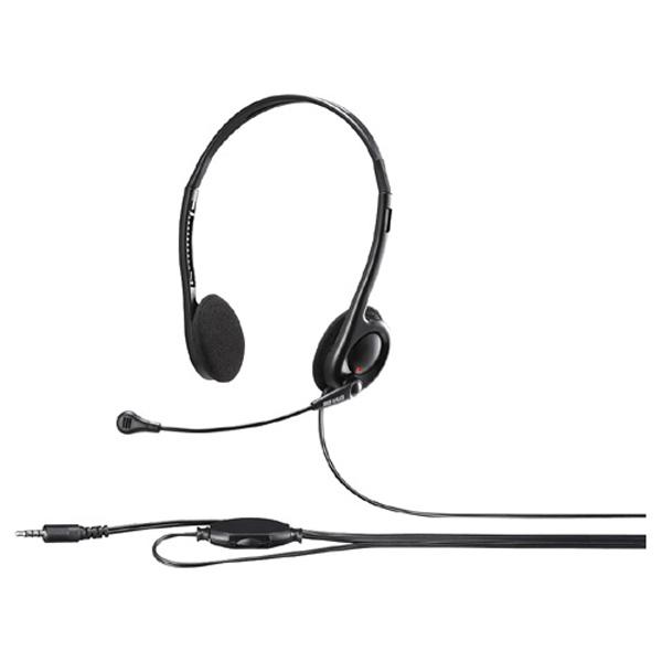 在庫状況：在庫僅少/2018年02月 発売/◆スマートフォンや最新型パソコンで使える4極ミニプラグ接続のヘッドセット◆安定した装着感のヘッドバンド式◆しっかり聞こえる27mmドライバーユニット搭載/[BSHSHCS100BK]