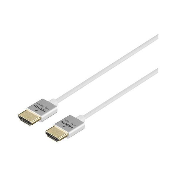 在庫状況：お取り寄せ/◆2020年01月 発売/◆イーサネット対応 HIGH SPEED HDMIケーブル スリムタイプ◆取り回ししやすい直径3.7mmのスリムケーブルを採用◆フルHD 3D、4K2Kに対応/[BSHD3S10WH]