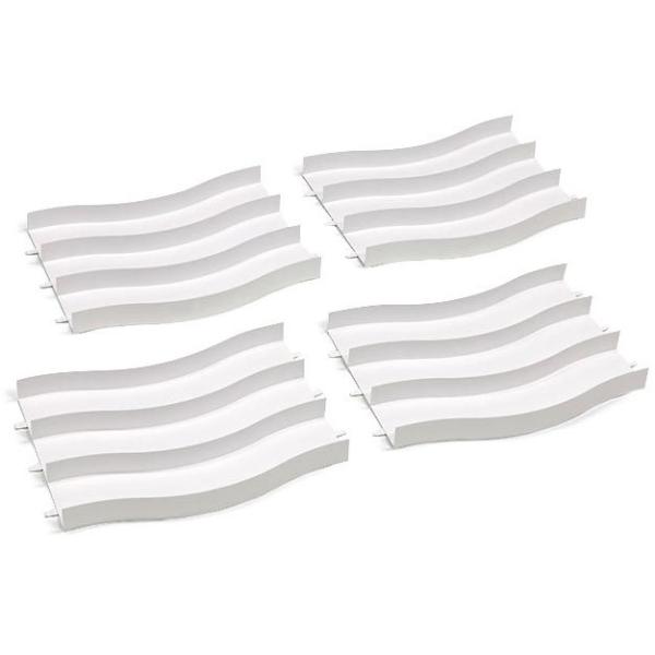 在庫状況：在庫僅少/※画像はイメージです。実際の商品とは異なる場合がございます。タミヤ ミニ四駆 ジャパンカップ ジュニアサーキット ウェーブ(白)4枚セットです。